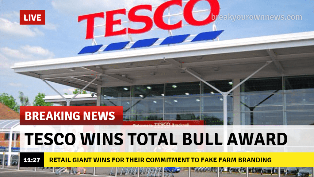 Tesco wins Total Bull award for fake farm branding - Foodrise